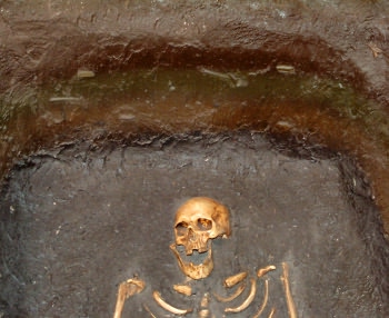 Jorvik Viking Centre, York, Viking burial
